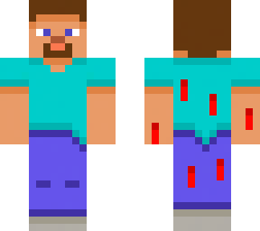 Animation Steve (Back arrow/bullet wounds) | Minecraft Skin