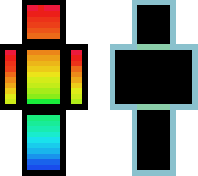 rainbow skin 2 | Minecraft Skins
