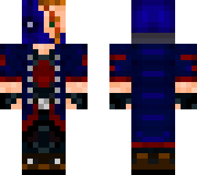 Broken Helmet Blue Hell | Minecraft Skin