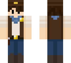 Cowboy zan *with hat* | Minecraft Skin
