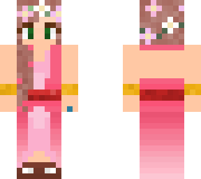 Flora(Goddess) pirate, Mermaid | Minecraft Skin