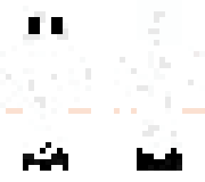 Ghost skin black eyes | Minecraft Skin