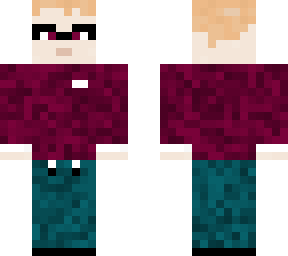 Ginger guy with glasses | Minecraft Skin