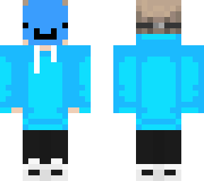 Guy with blue smile mask | Minecraft Skin