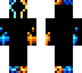fire and ice hands | Minecraft Skins