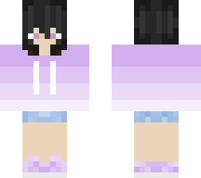 Lavender Obsessed Girl | Minecraft Skin