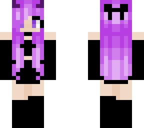 demon girl purple | Minecraft Skins