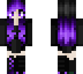 Purple goth | Minecraft Skin