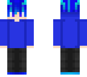 Blue devil | Minecraft Skin