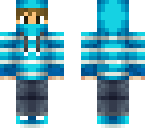 Blue PvP warrior awesome amazing cool boy skin Minecraft by ...