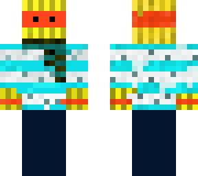 Hay Face winter | Minecraft Skin