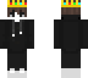 Headless boy with crown | Minecraft Skin