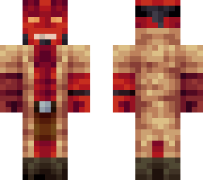 Hellboy | Minecraft Skin