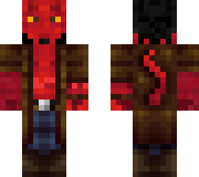 Hellboy | Minecraft Skin
