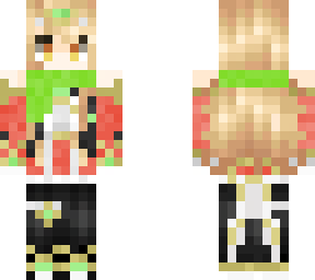 Mythra with sweater and scarf Updated | Minecraft Skin