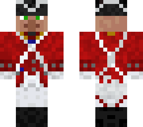 Revolutionary War villager soldier (red) | Minecraft Skin