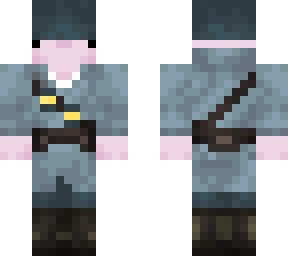 Team Fortress 2 Blue Soldier (Axolotl) | Minecraft Skin