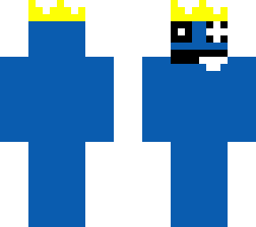 Blue from rainbow friends | Minecraft Skin