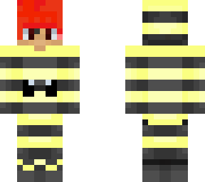 boy in bee hoodie | Minecraft Skin