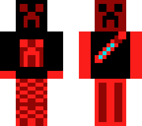 fire creeper | Minecraft Skins