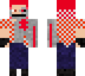 cyborg pfp (take off the 2nd layer for normal one) | Minecraft Skin