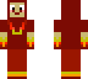 fire bender | Minecraft Skin