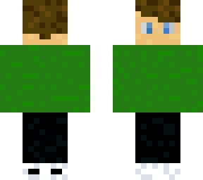 green jumper | Minecraft Skin