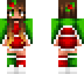 Mistletoe Green & Red | Minecraft Skin