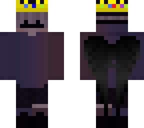 Nightmare smp with crown | Minecraft Skin