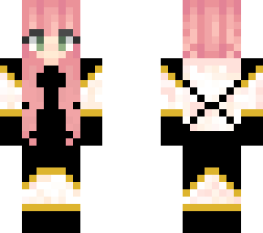 Adult Anya Forger wearing a black and gold dress spy x family ...