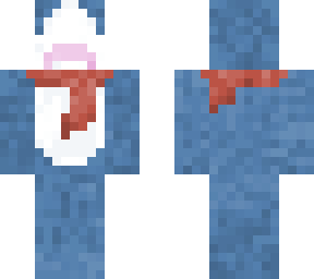 Blahaj Scarf | Minecraft Skin