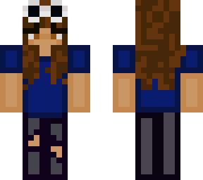 Gogy glasses girl | Minecraft Skin