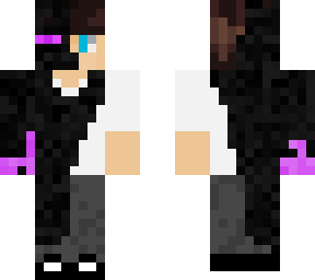 half enderman | Minecraft Skin