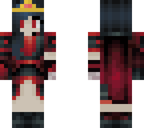 Red warrior princess | Minecraft Skin