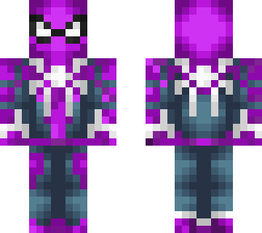 purple spider man | Minecraft Skins