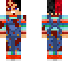 chucky split dye | Minecraft Skins