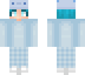 blue axolotl boy | Minecraft Skins