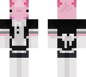 axolotl maid | Minecraft Skin