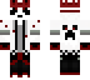 PANDA BLOOD KING 2.0 | Minecraft Skin