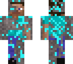 cyborg steve | Minecraft Skins