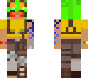 Red eyed frog oc | Minecraft Skin