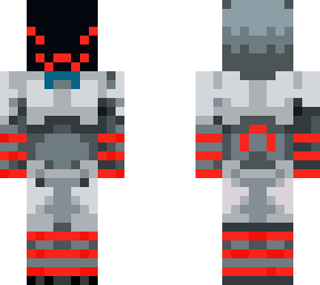 Red protogen | Minecraft Skin