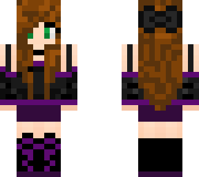 Smore Purple Goth | Minecraft Skin