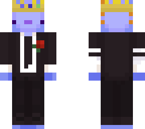 axolotl in a suit | Minecraft Skins
