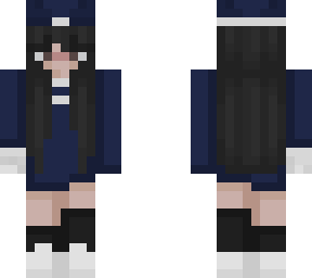 Blue cap girl | Minecraft Skin