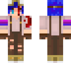 blue midas skull son | Minecraft Skin