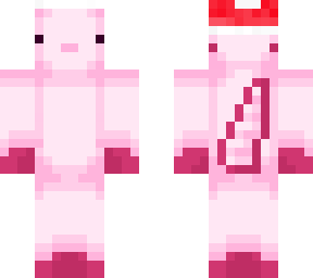 Christmas axolotl | Minecraft Skin