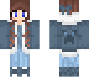 creeper denim jacket | Minecraft Skins