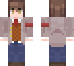 Doki Doki Protagonist | Minecraft Skin