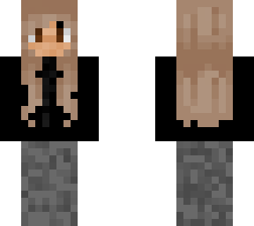girl with hoodie | Minecraft Skins